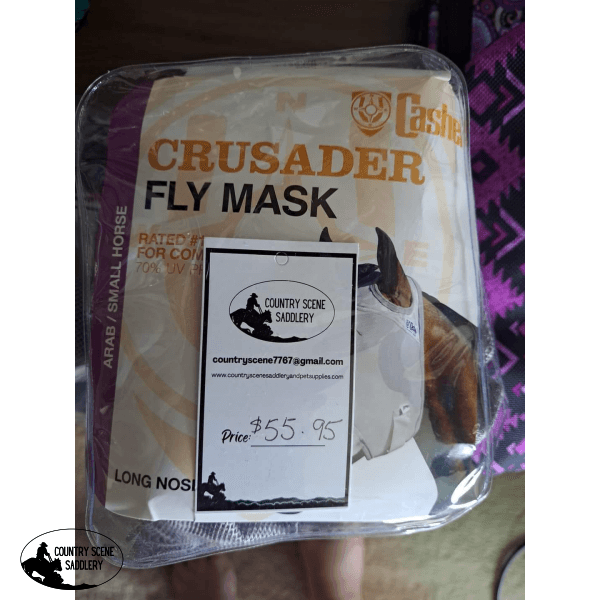 Crusader Fly mask with nose – Country Scene Saddlery and Pet Supplies