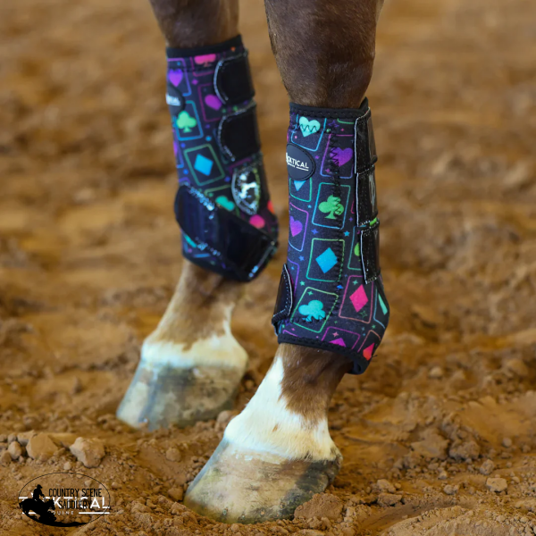 New! HIGH ROLLER WITH SPARKLE VELCRO SPLINT BOOT (PAIR) – Country Scene ...