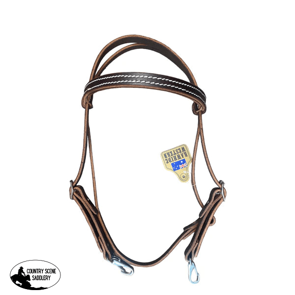 T5340 - Aust Made Brow Band Bridle - Quick Change Clip Ends – Country ...