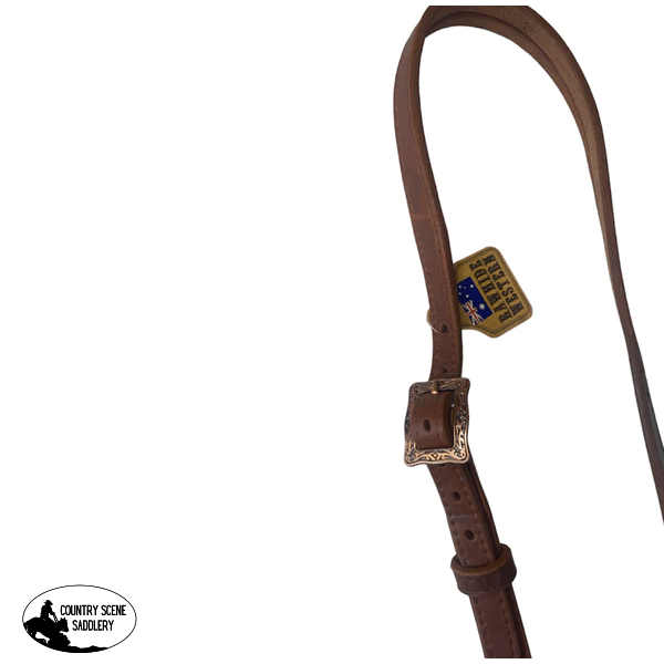 T5506 - Pre-Oiled Herman Oak Split Ear Bridle - One Buckle – Country ...